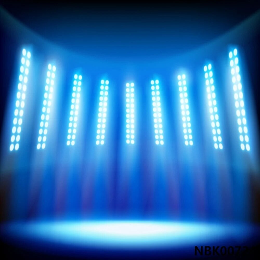 Laeacco Glitter T-Stage Theater Flash Show Party Background Poster ...