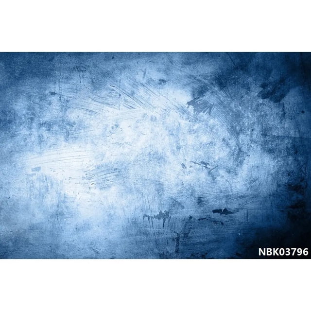Laeacco Gradient Blue Solid Color Photography Backdrops Abstract Grunge ...