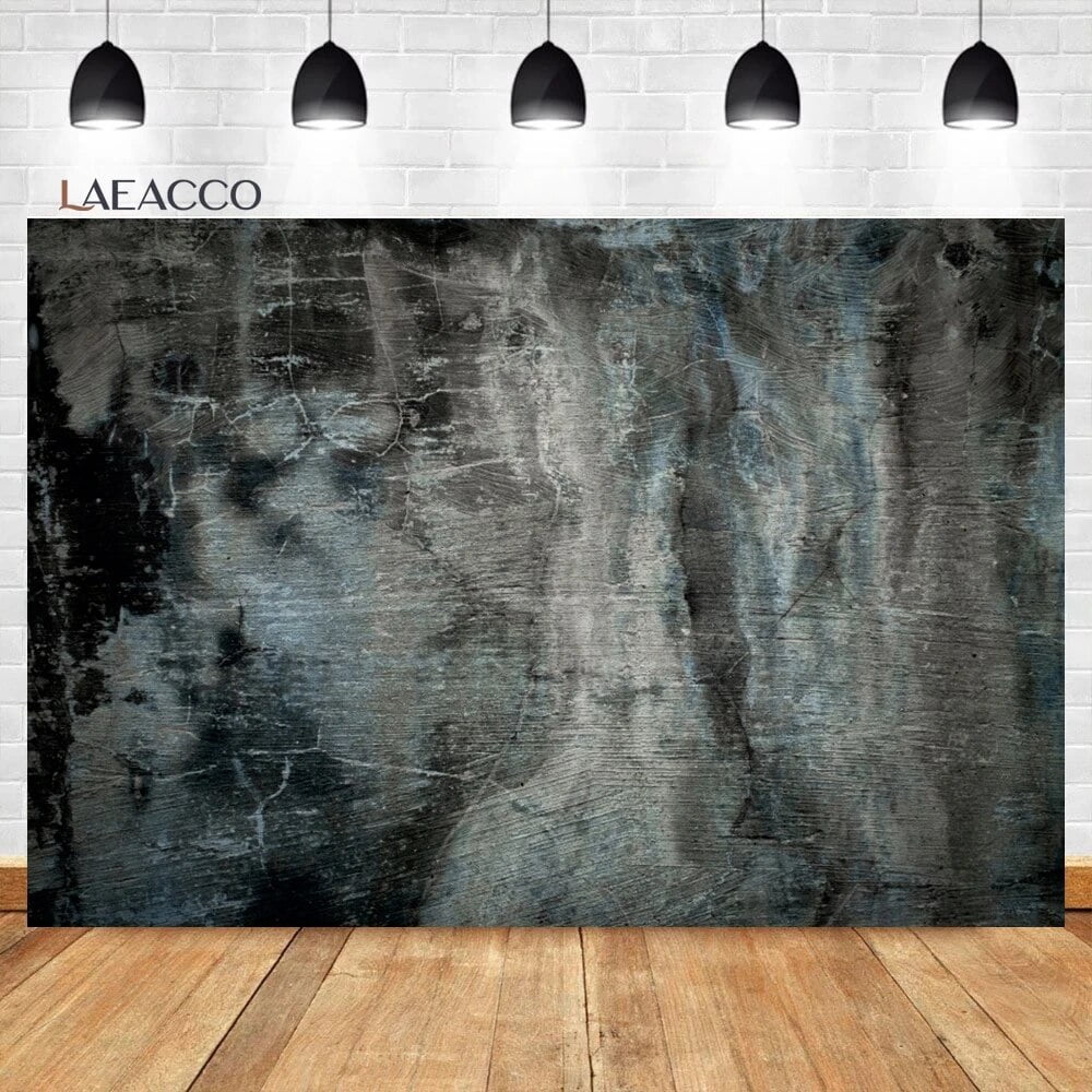 Laeacco Gray Stone Wall Backdrop Vintage Rustic Countryside Grunge ...