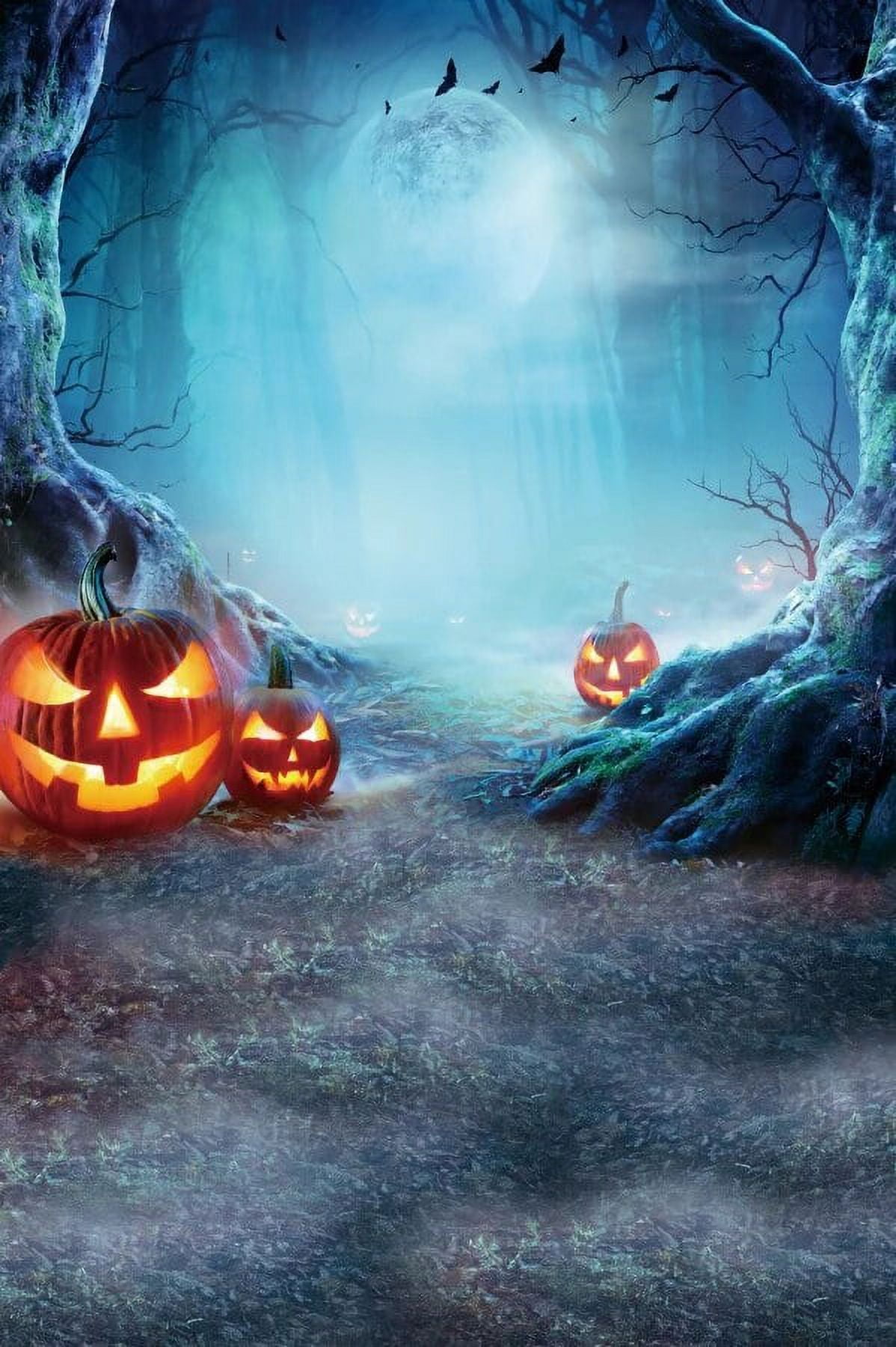 Laeacco Halloween Backdrops for Photography Old House Window Tree ...