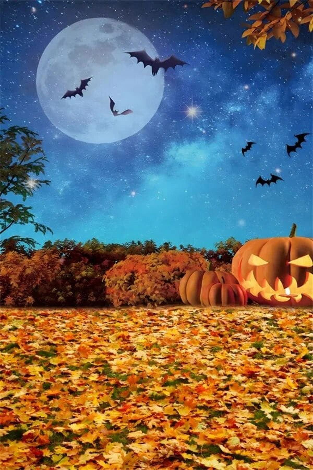 Laeacco Halloween Backdrops for Photography Old House Window Tree ...