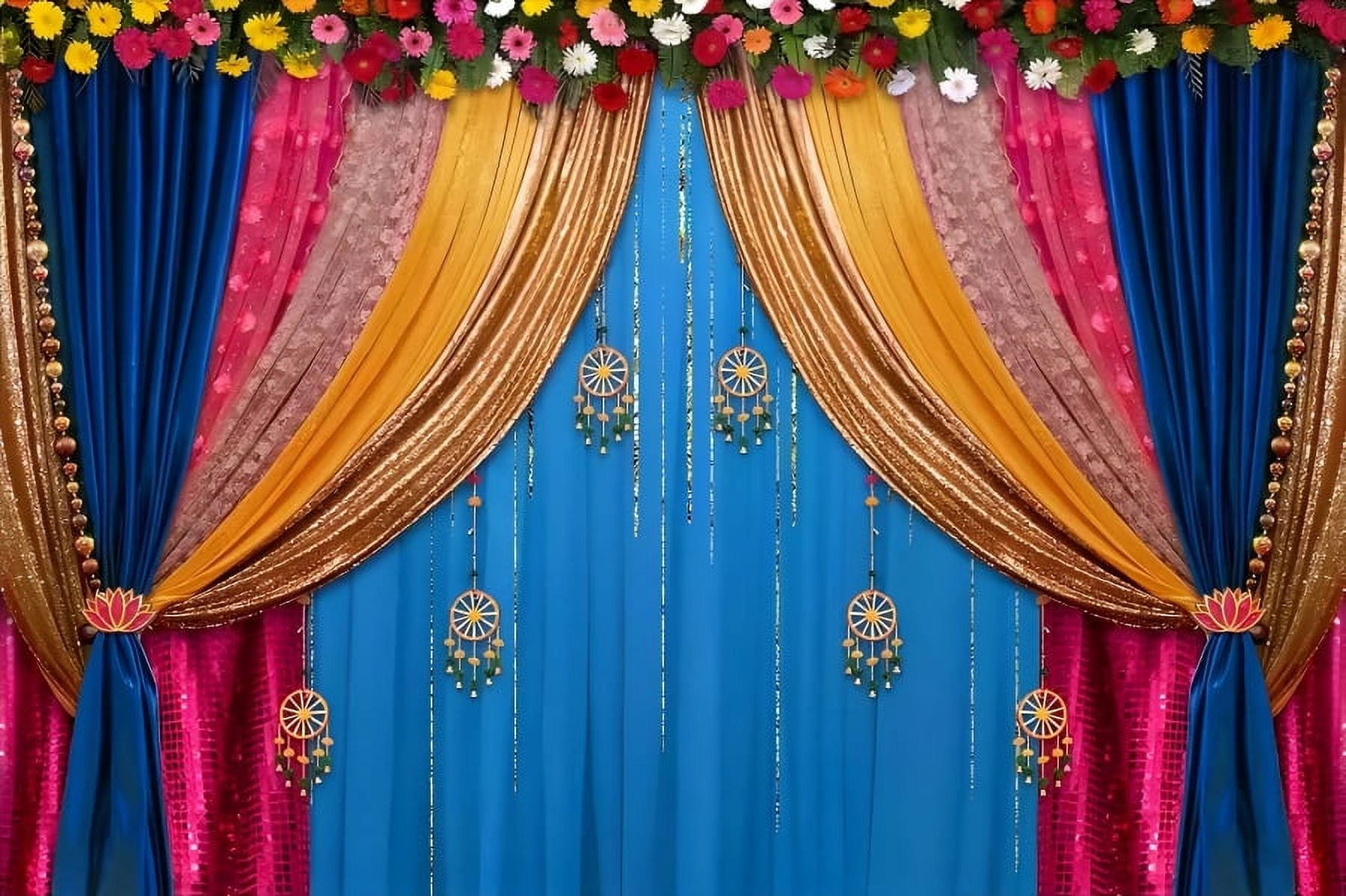 Laeacco Happy Diwali Backdrop Burning Light Deepavali Indian Tradition ...