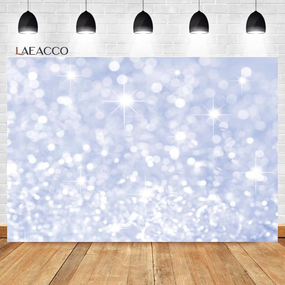 Laeacco Light Bokeh Shiny Spots Glitters Baby Portrait Photography Backdrops Backgrounds ...