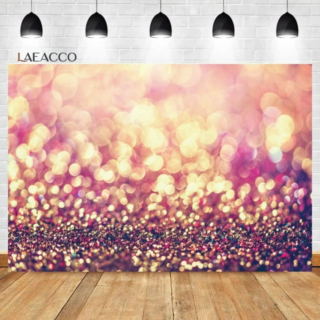 Laeacco Light Bokeh Shiny Spots Glitters Baby Portrait Photography Backdrops Backgrounds ...