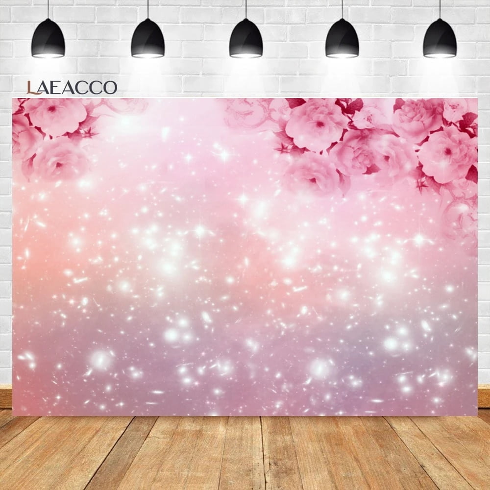 Laeacco Light Bokeh Shiny Spots Glitters Baby Portrait Photography Backdrops Backgrounds ...