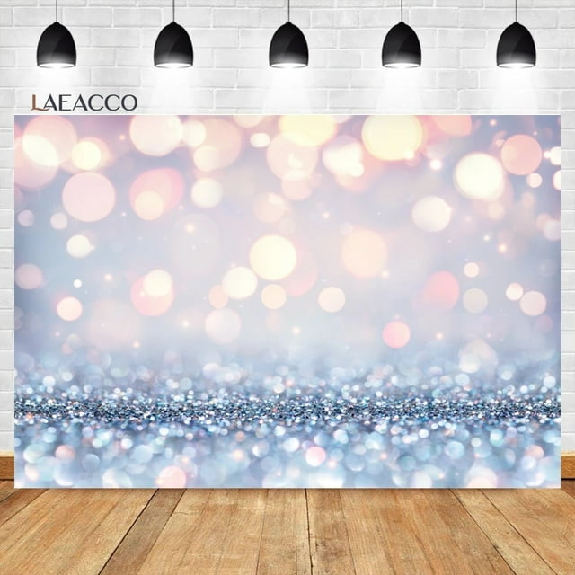 Laeacco Light Bokeh Shiny Spots Glitters Baby Portrait Photography Backdrops Backgrounds ...