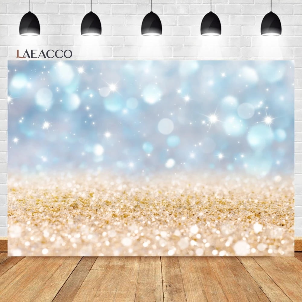 Laeacco Light Bokeh Shiny Spots Glitters Baby Portrait Photography Backdrops Backgrounds ...