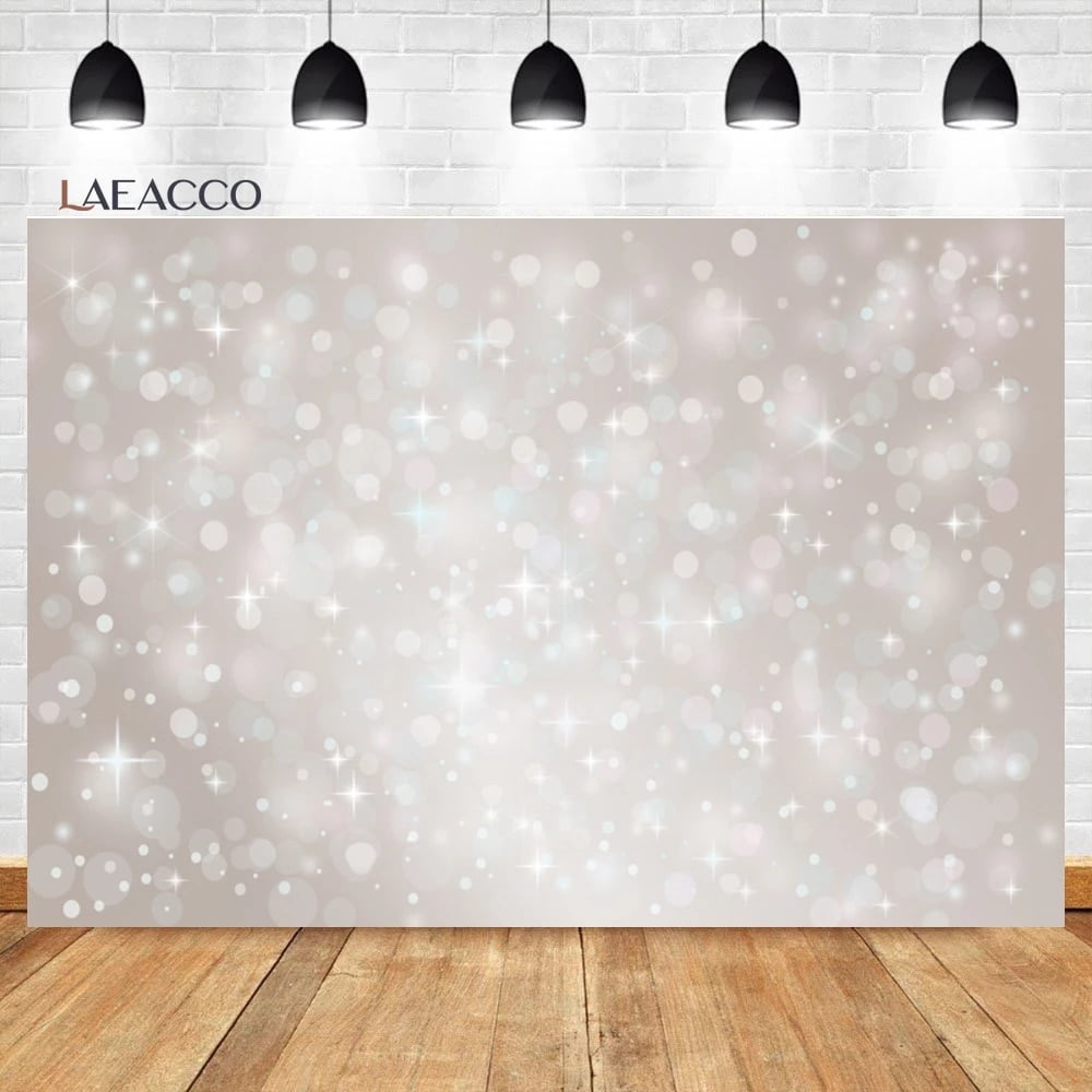 Laeacco Light Bokeh Shiny Spots Glitters Baby Portrait Photography Backdrops Backgrounds ...