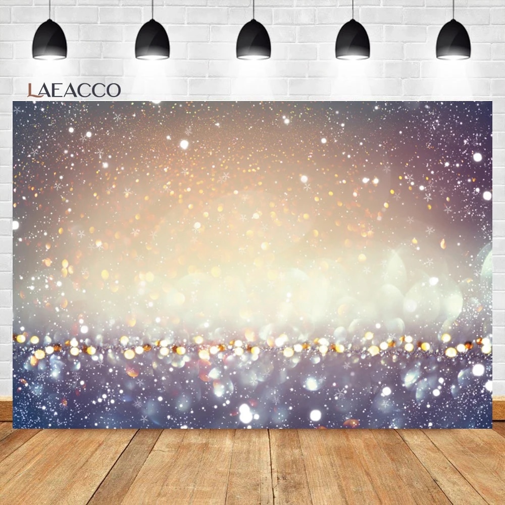Laeacco Light Bokeh Shiny Spots Glitters Baby Portrait Photography Backdrops Backgrounds ...