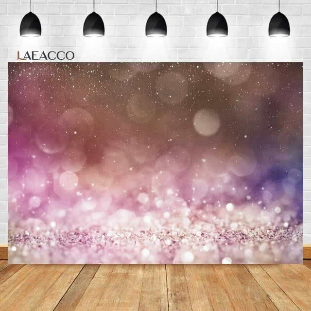 Laeacco Light Bokeh Shiny Spots Glitters Baby Portrait Photography Backdrops Backgrounds ...