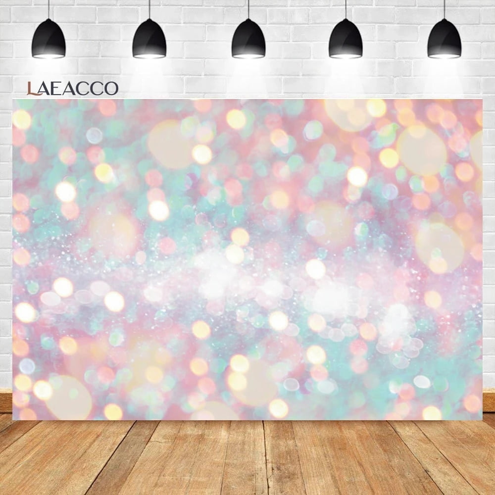 Laeacco Light Bokeh Shiny Spots Glitters Baby Portrait Photography ...