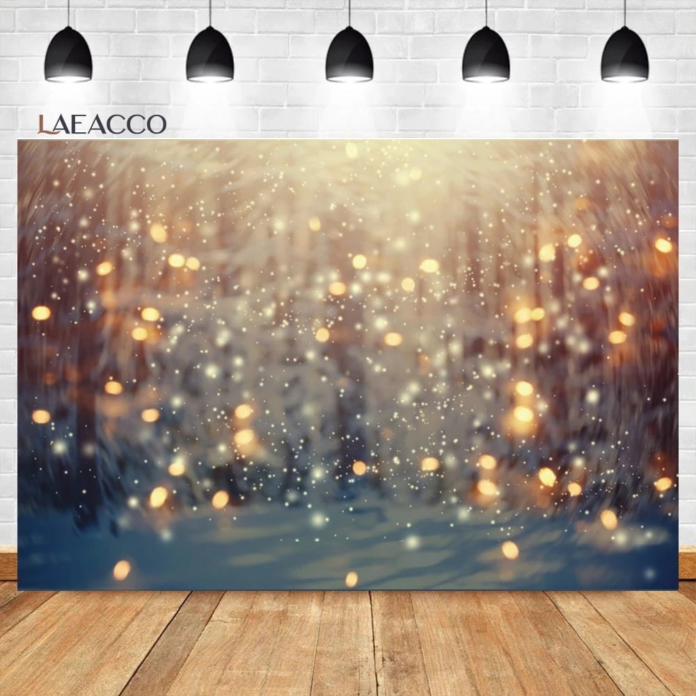 Laeacco Light Bokeh Shiny Spots Glitters Baby Portrait Photography Backdrops Backgrounds ...
