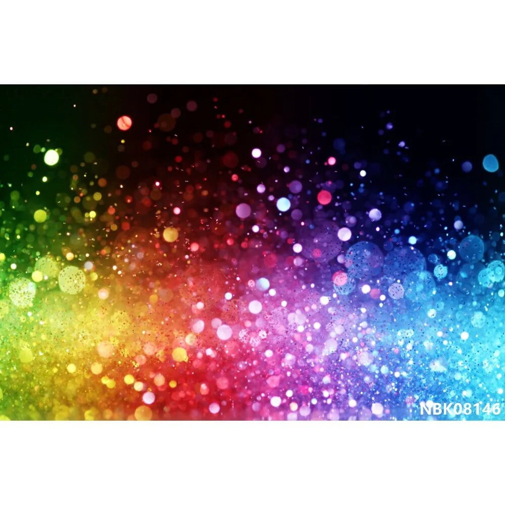 Laeacco Light Bokeh Swirl Glitters Meteor Photography Background Baby Portrait Photo Backdrop ...