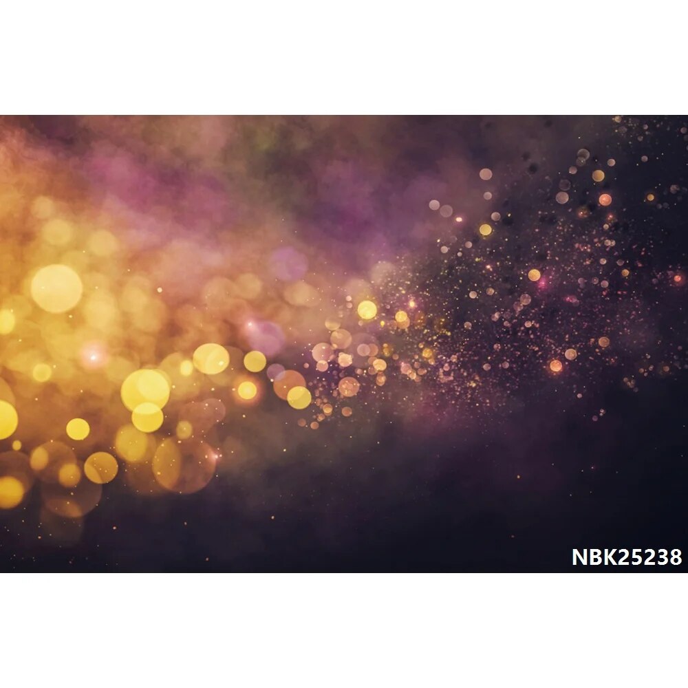Laeacco Light Bokeh Swirl Glitters Meteor Photography Background Baby ...