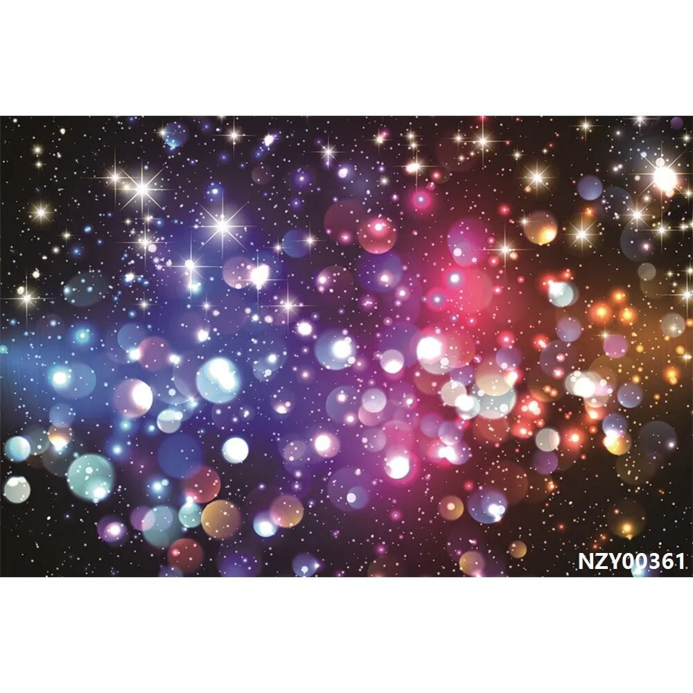 Laeacco Light Bokeh Swirl Glitters Meteor Photography Background Baby Portrait Photo Backdrop ...