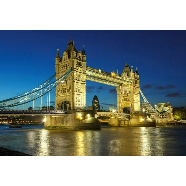 Laeacco Modern City Metropolis Buildings Sea Bridge Scenic Photography ...