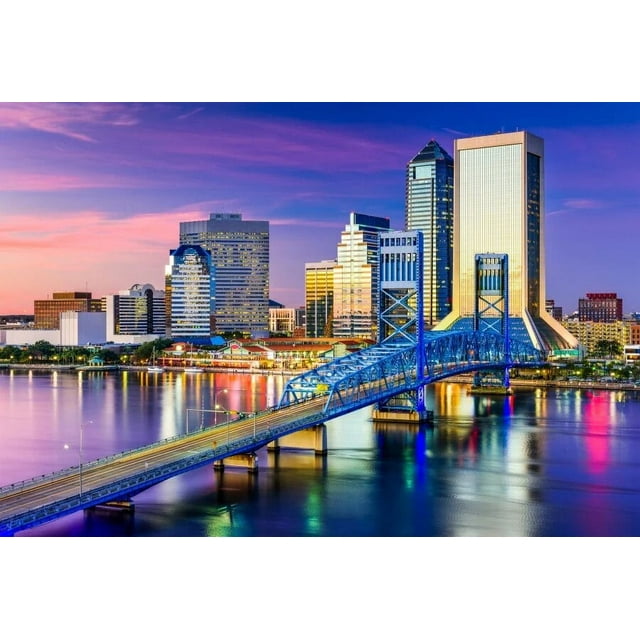 Laeacco Modern City Metropolis Buildings Sea Bridge Scenic Photography ...