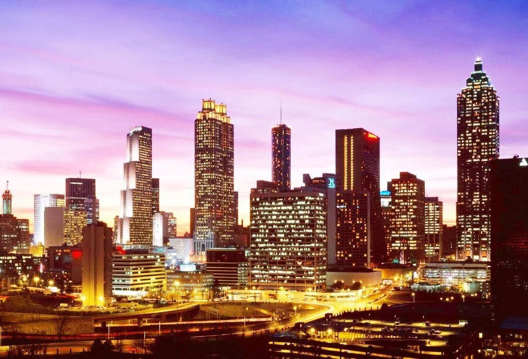 Laeacco Modern City Metropolis Buildings Sea Bridge Scenic Photography ...