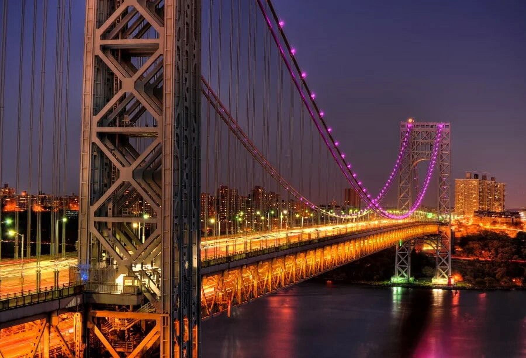 Laeacco Modern City Metropolis Buildings Sea Bridge Scenic Photography ...