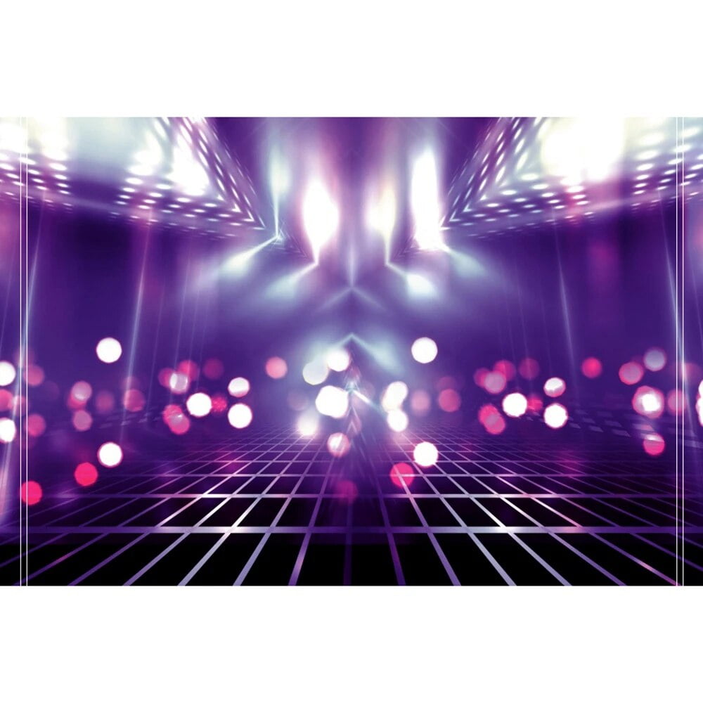 Laeacco Musical Play Stage Concert Spotlight Fantasy Polka Dot Light ...