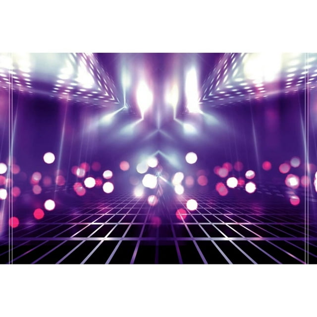 Laeacco Musical Play Stage Concert Spotlight Fantasy Polka Dot Light ...