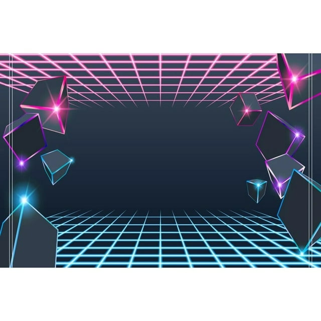 Laeacco Musical Play Stage Concert Spotlight Fantasy Polka Dot Light ...