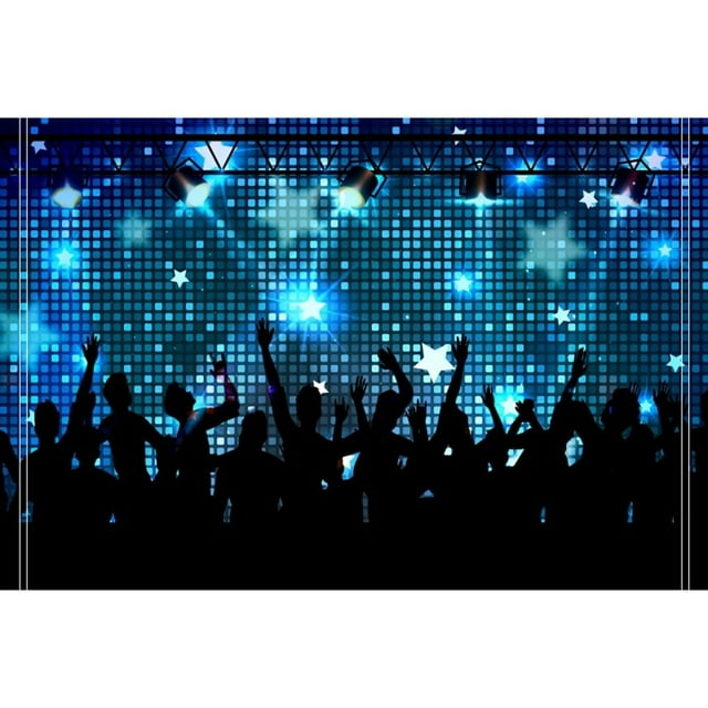 Laeacco Musical Play Stage Concert Spotlight Fantasy Polka Dot Light ...