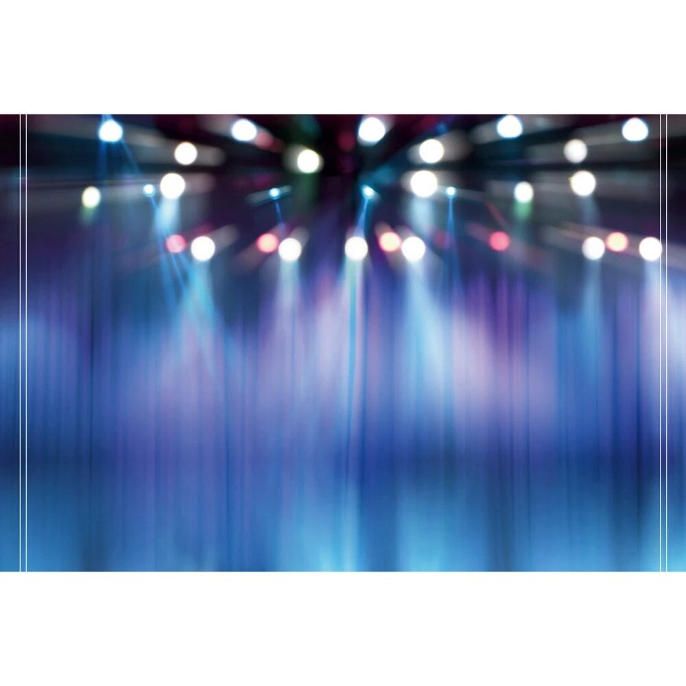 Laeacco Musical Play Stage Concert Spotlight Fantasy Polka Dot Light Bokeh Scenic Photographic ...