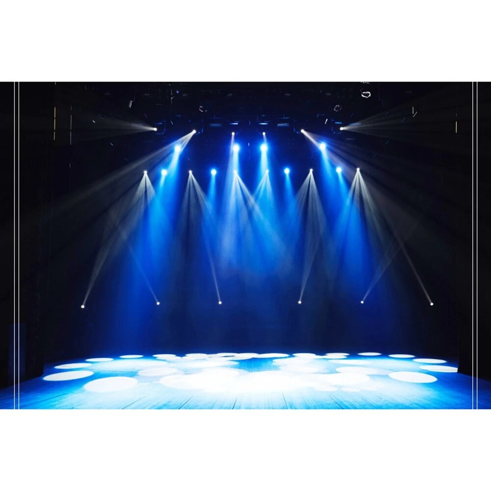Laeacco Musical Play Stage Concert Spotlight Fantasy Polka Dot Light ...
