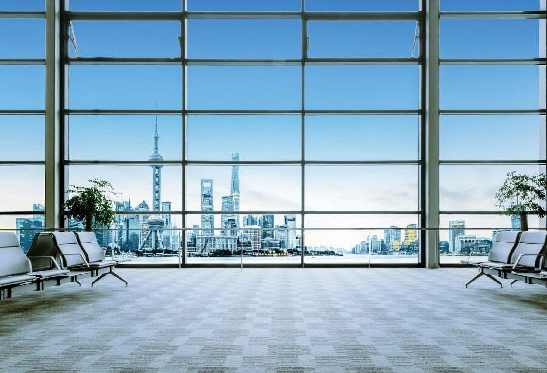 Laeacco Night Window City View Business Photo Backdrop Skyscraper ...