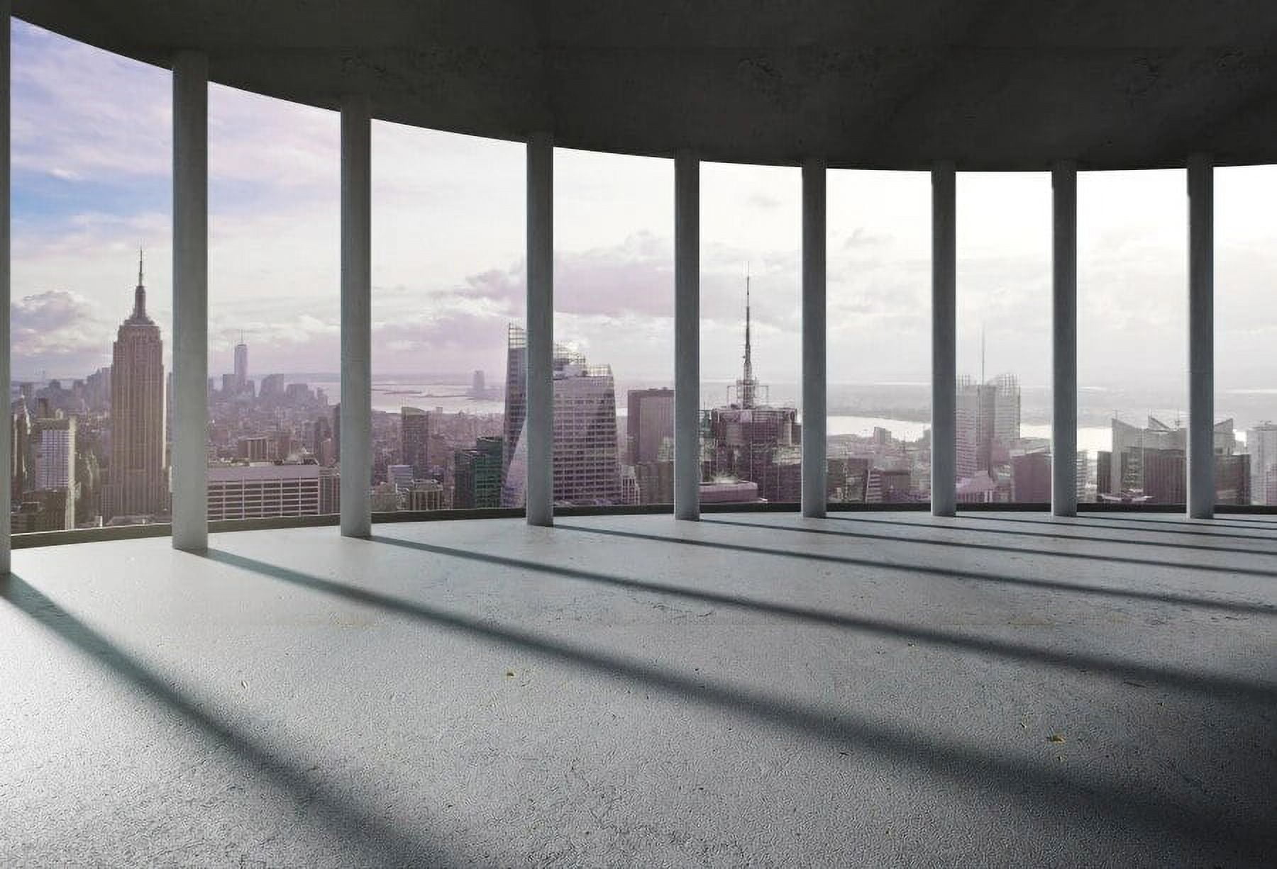 Laeacco Night Window City View Business Photo Backdrop Skyscraper ...