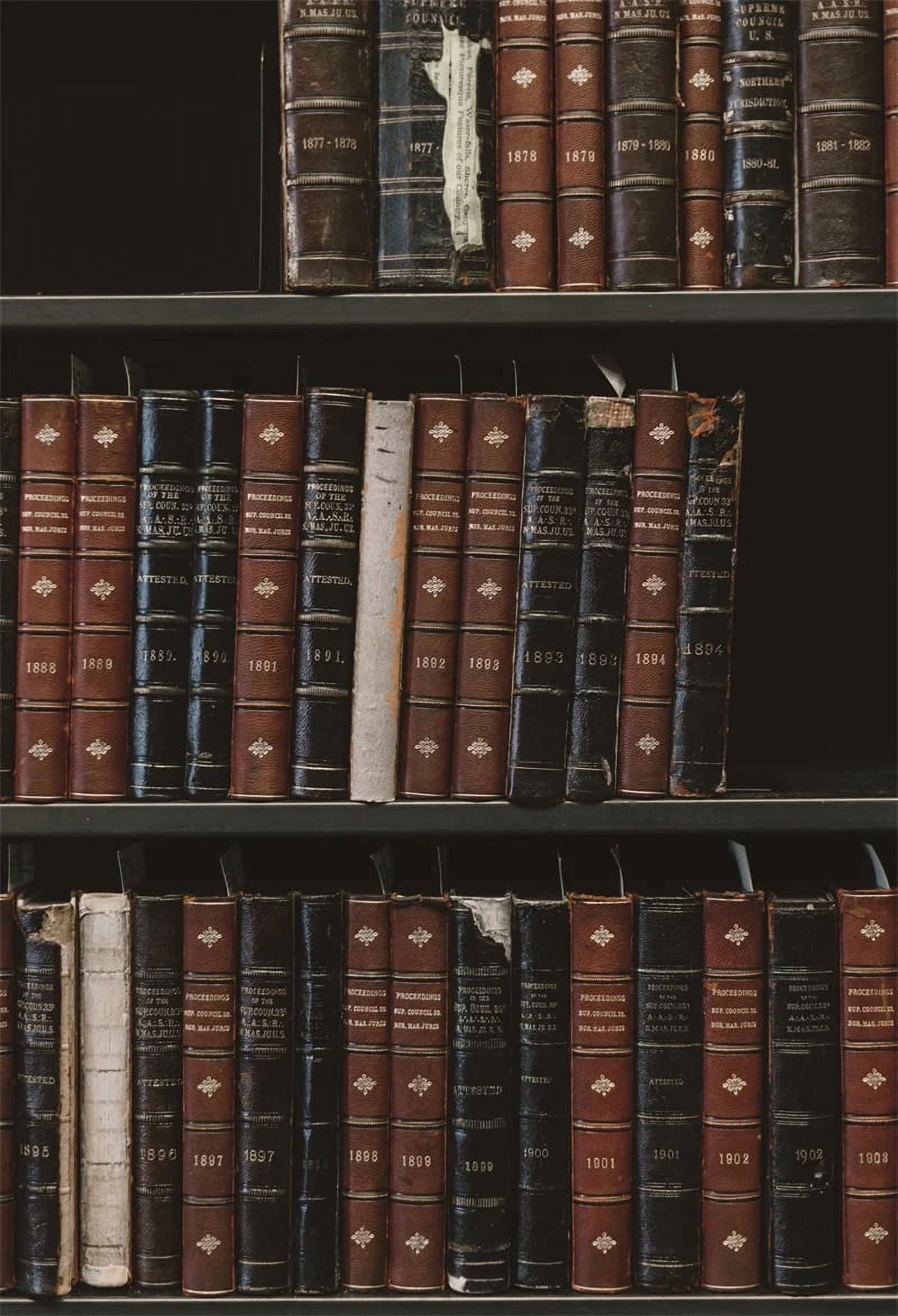 Laeacco Old Bookshelf Library Study Room Baby Portrait Photography ...