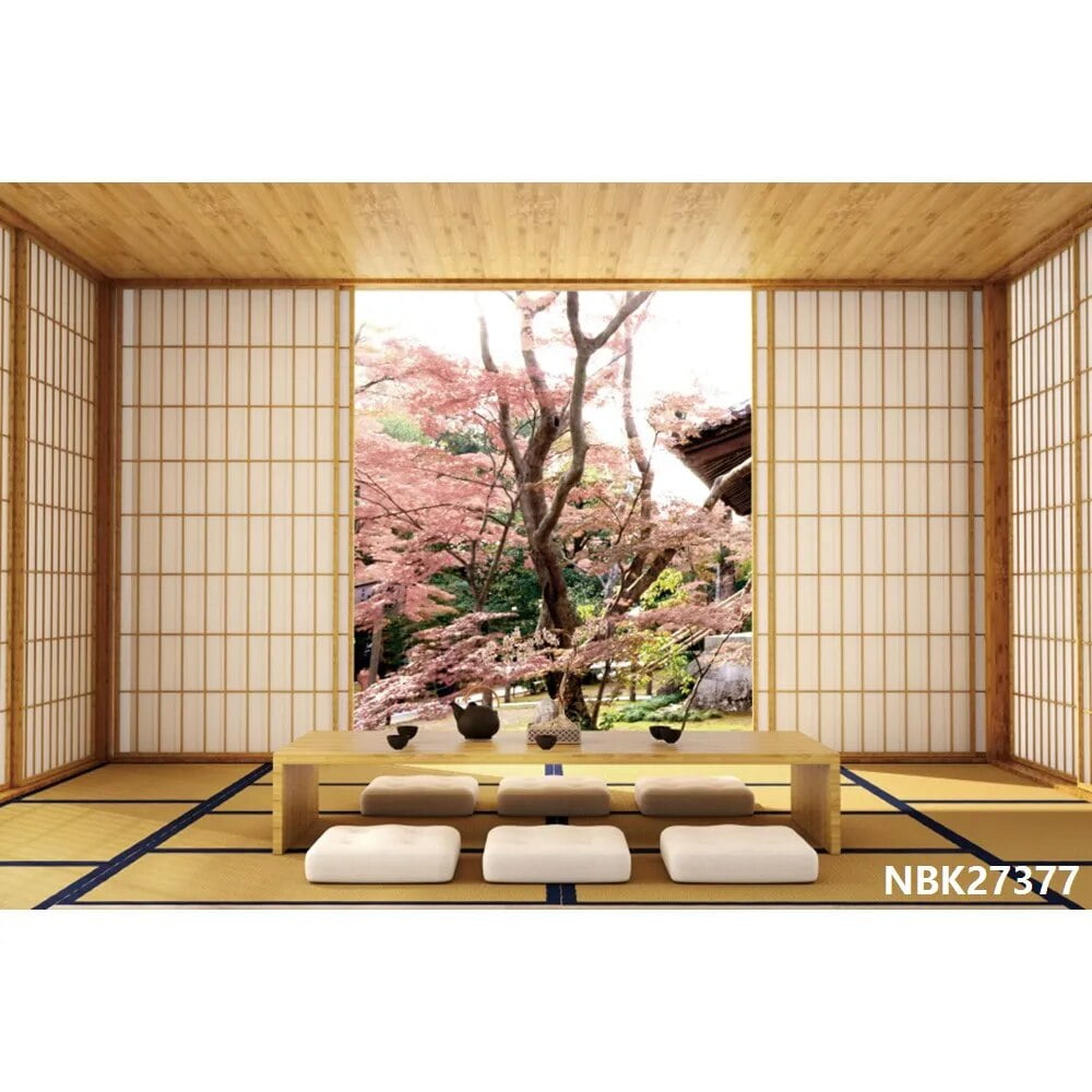 Laeacco Old House Window Scenery Green Trees Vine Vintage Grunge Baby ...