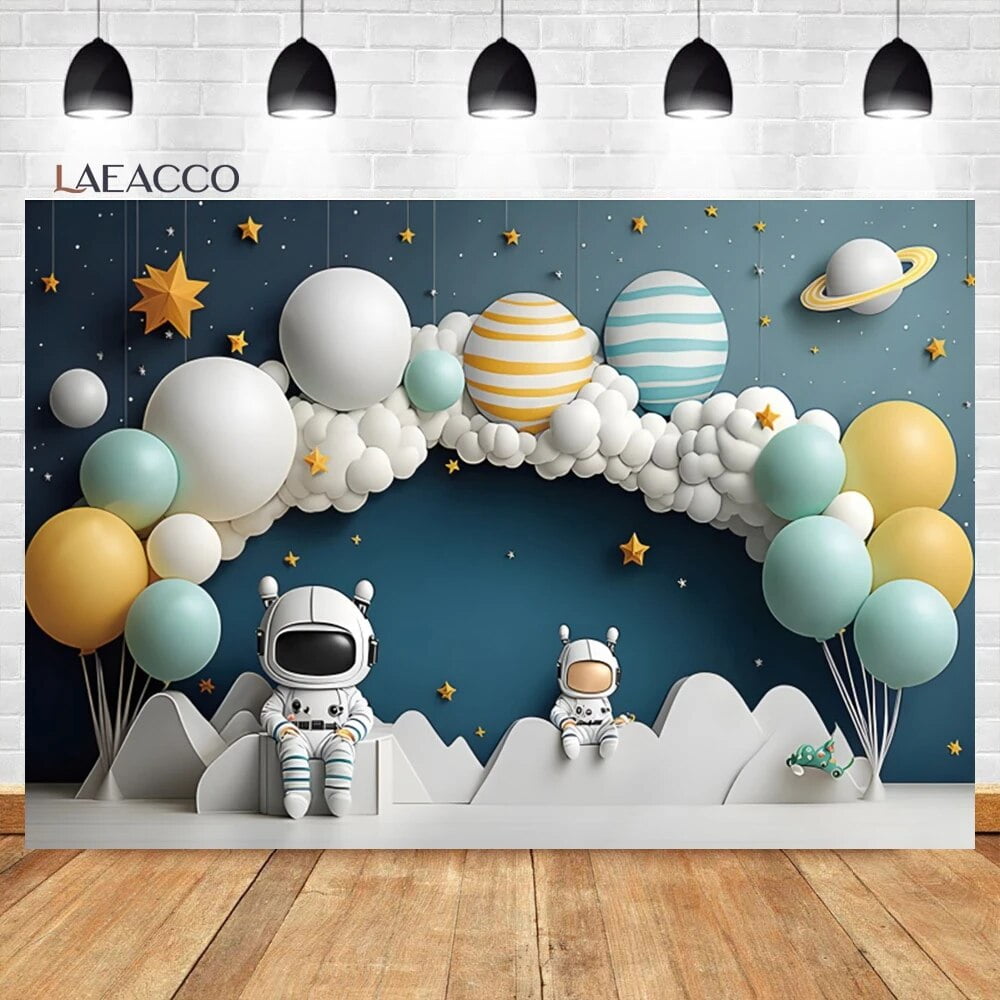 Laeacco Outer Space Photography Backdrop Universe Planet Star Galaxy ...