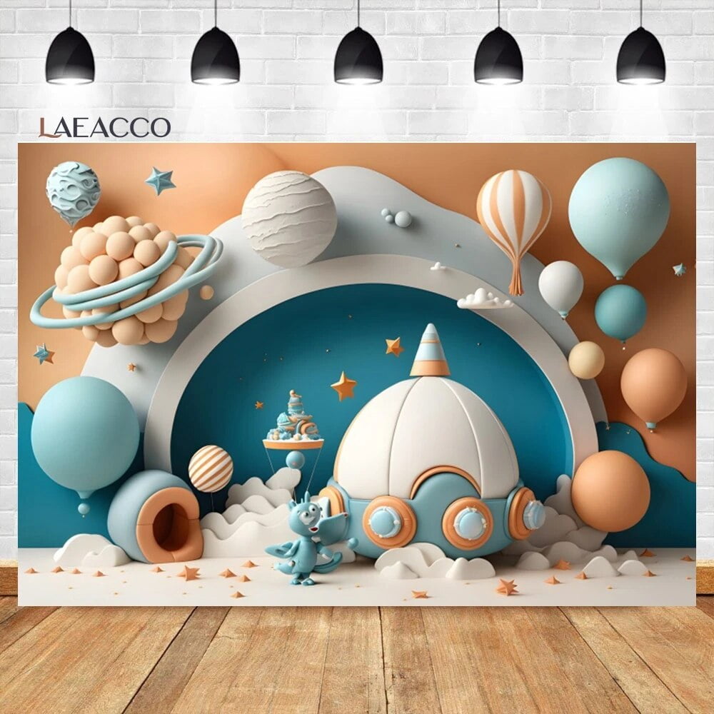 Laeacco Outer Space Photography Backdrop Universe Planet Star Galaxy ...