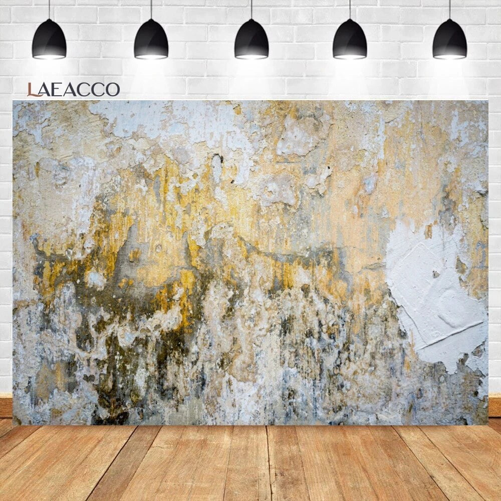 Laeacco Photography Backgrounds Old Cement Wall Photophone Vintage ...