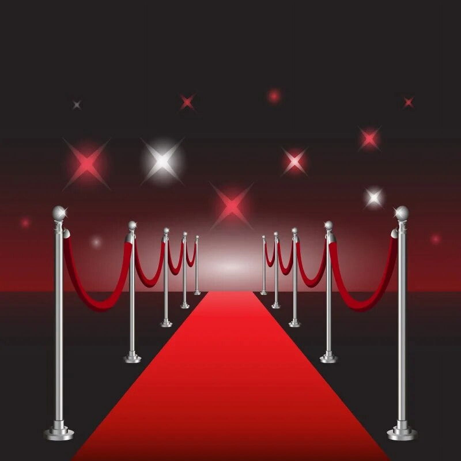 Laeacco Red Carpet Curtain Backdrop For Photography Theme Party ...