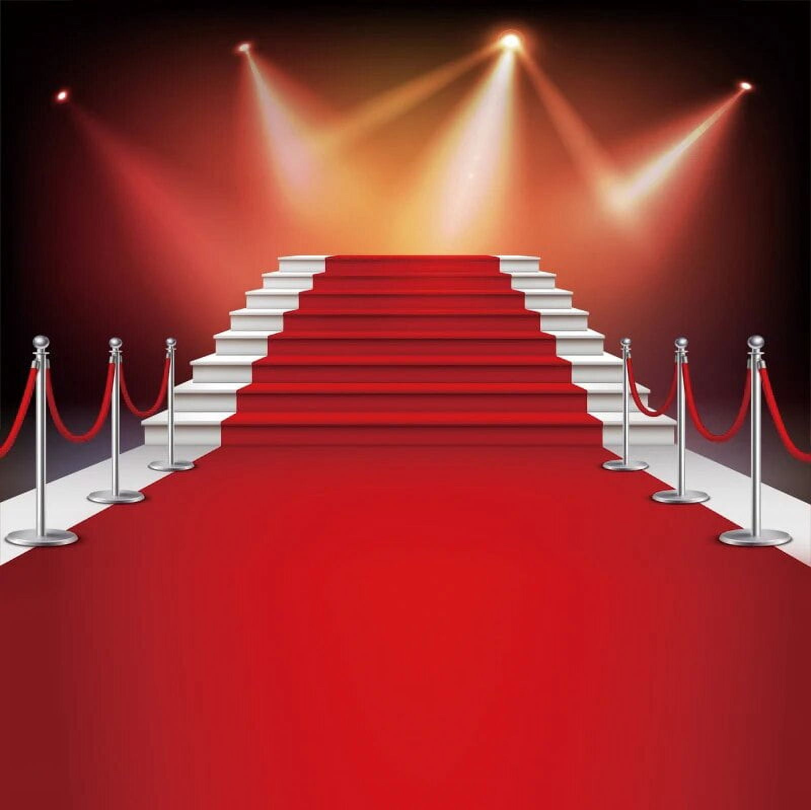 Laeacco Red Carpet Curtain Backdrop For Photography Theme Party ...