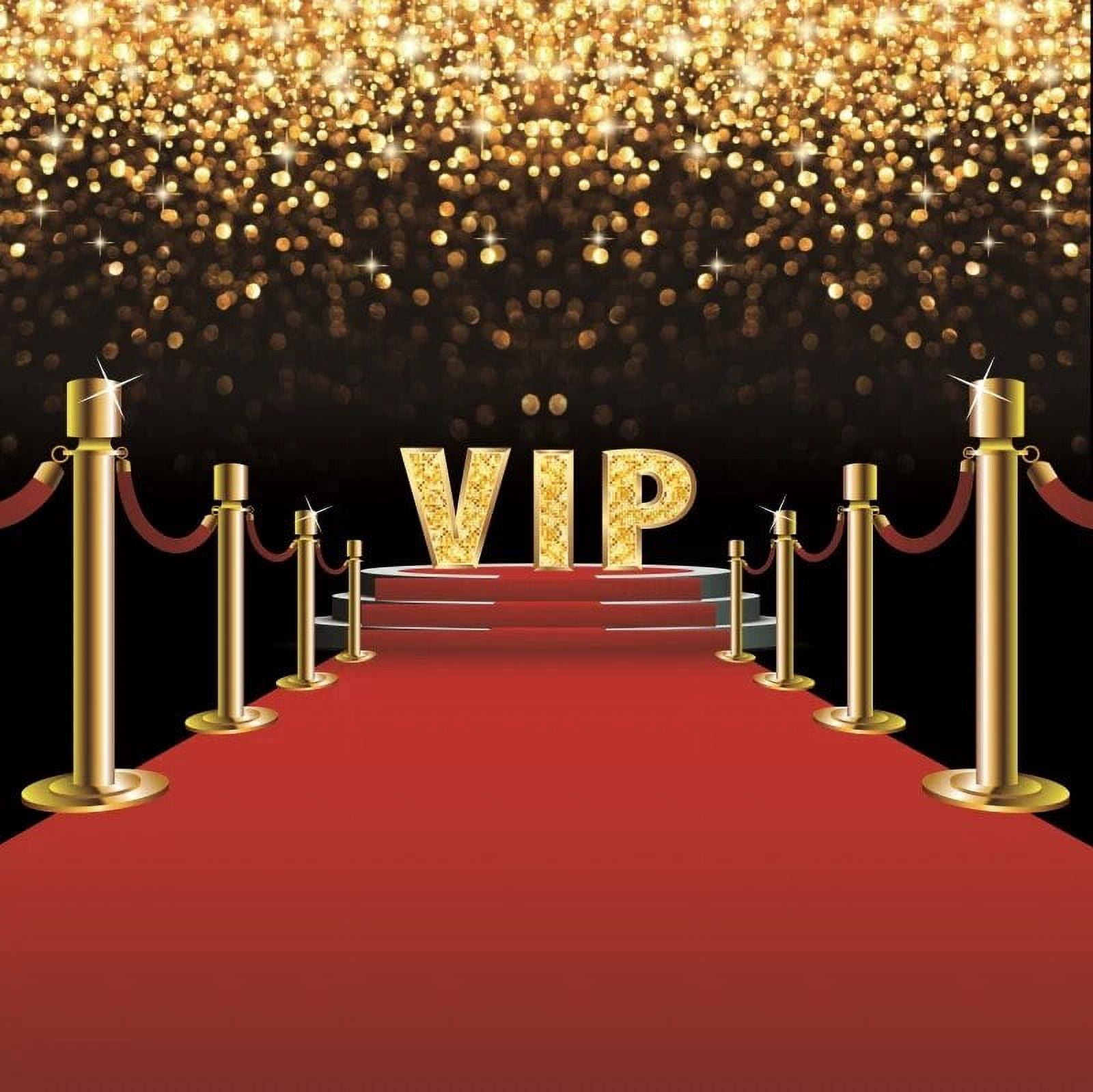 Laeacco Red Carpet Curtain Backdrop For Photography Theme Party ...