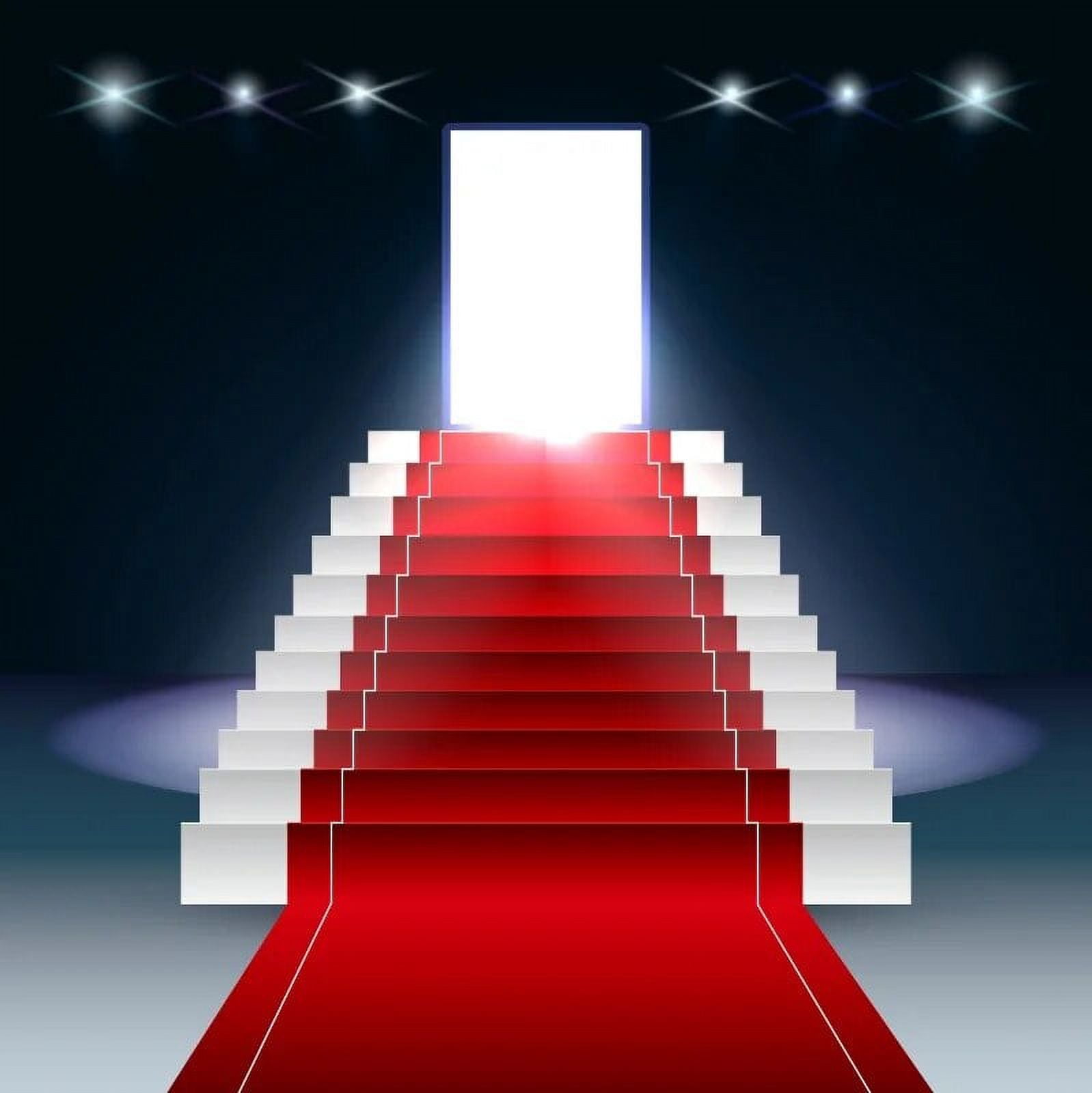 Laeacco Red Carpet Curtain Backdrop For Photography Theme Party ...