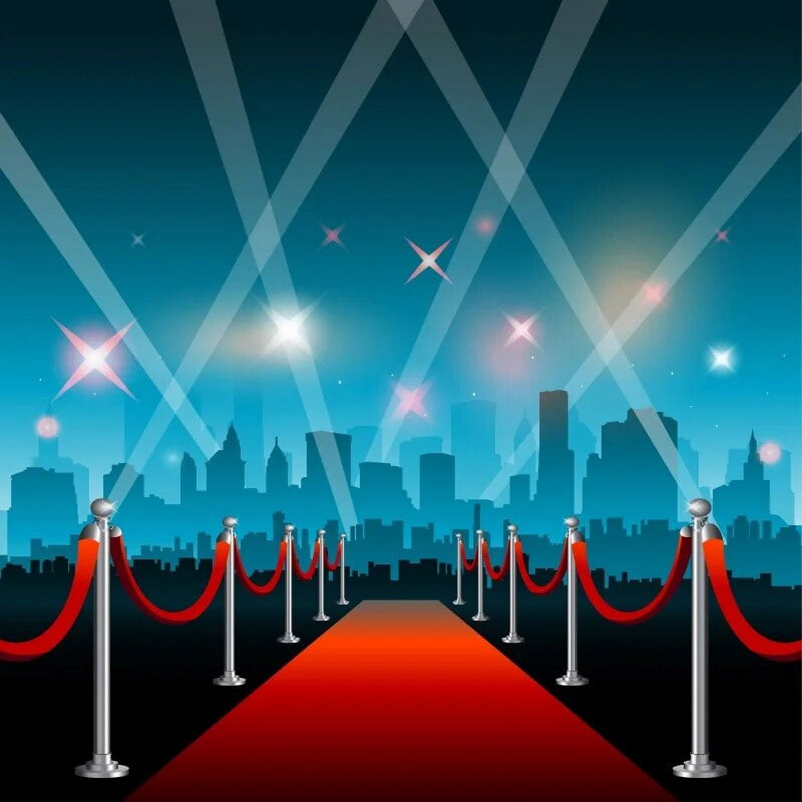Laeacco Red Carpet Curtain Backdrop For Photography Theme Party ...