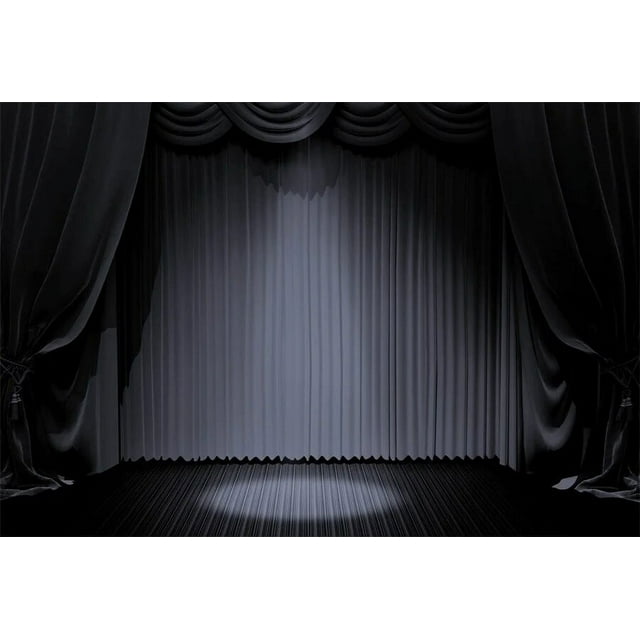 Laeacco Red Curtain Stage Light Circus Tent Baby Birthday Party ...