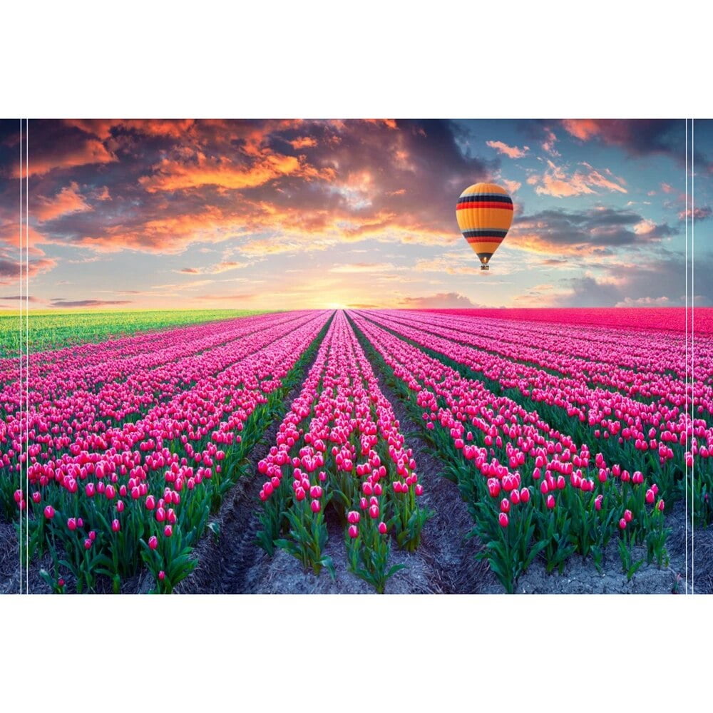 Laeacco Romantic Lavender Garden Dreamy Portrait Scenic Photographic ...