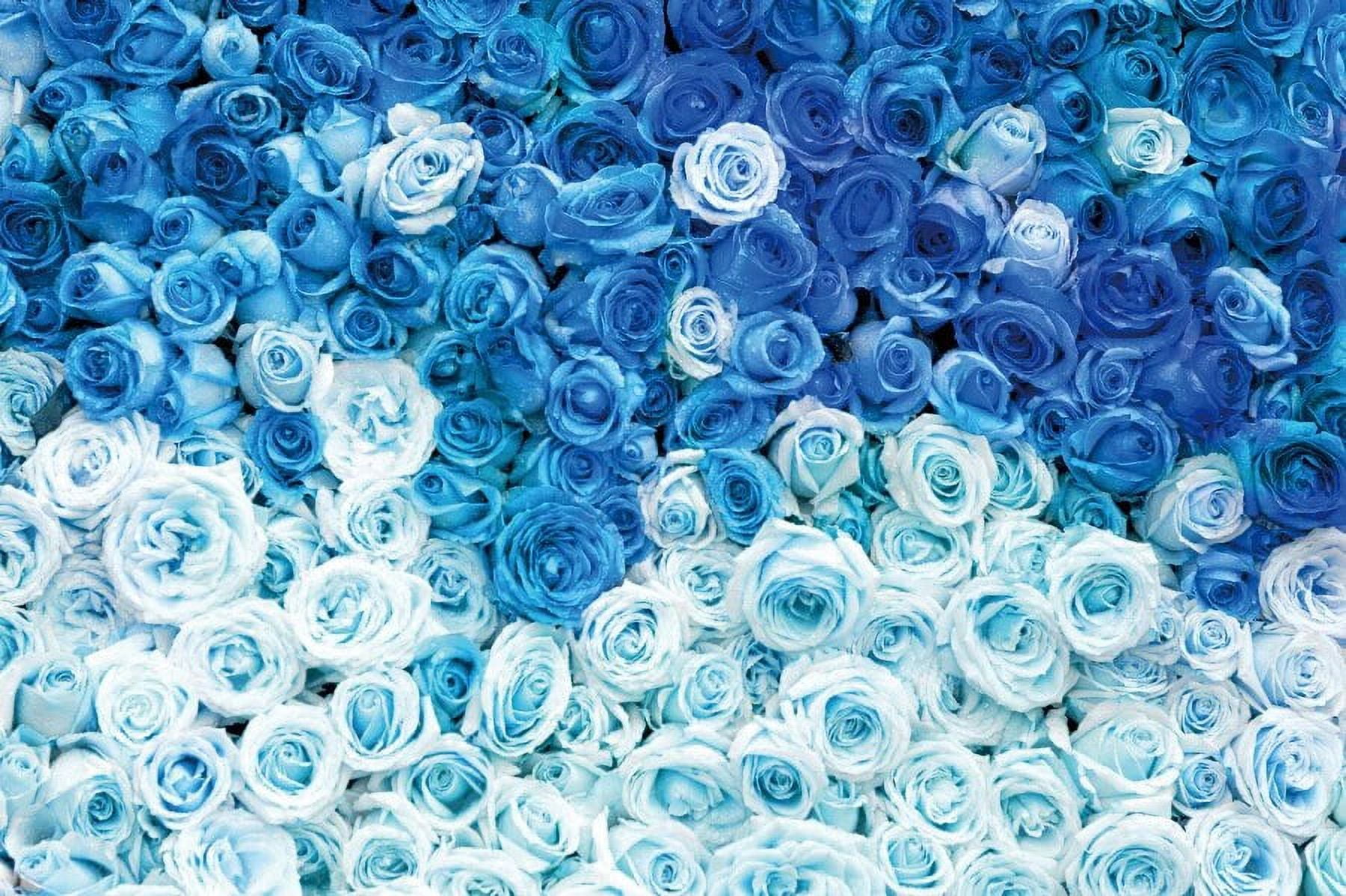 Laeacco Royal Blue Rose Flower Wall Photo Backdrop Bridal Shower Miss ...