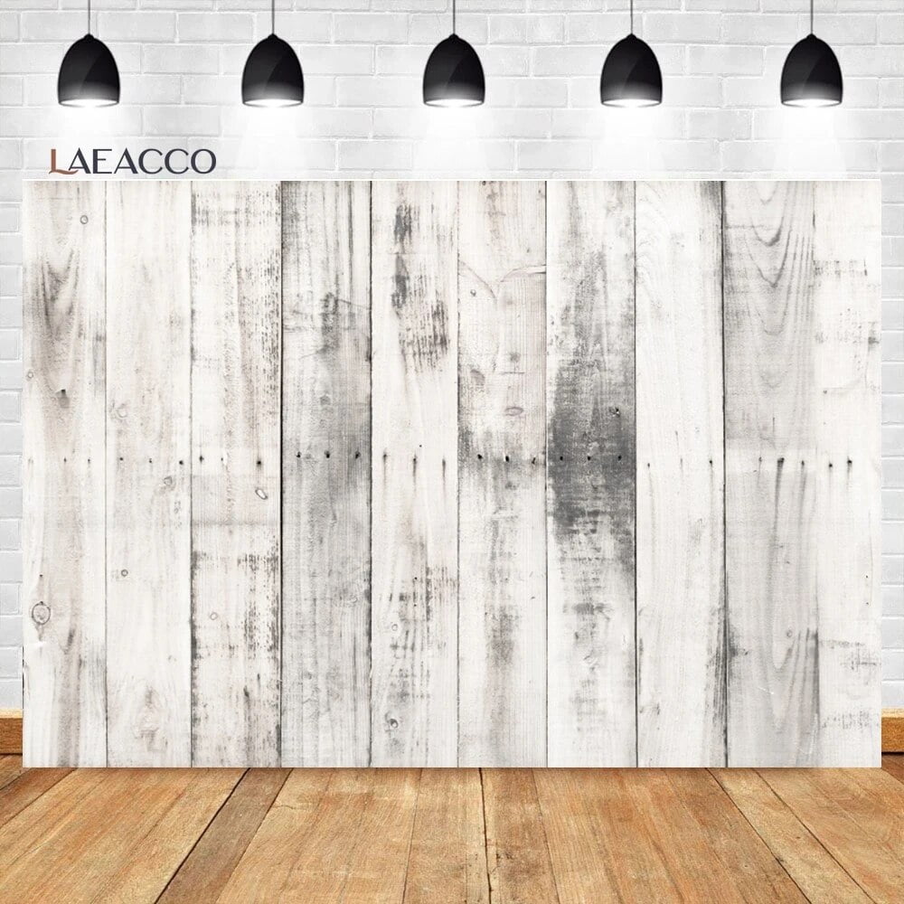 Laeacco Rustic Texture Brown Wood Photography Backdrop Vintage Seamless ...