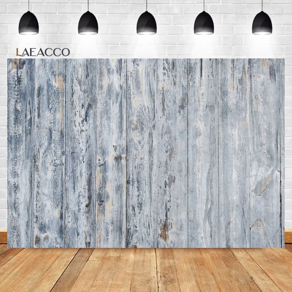 Laeacco Rustic Texture Brown Wood Photography Backdrop Vintage Seamless ...
