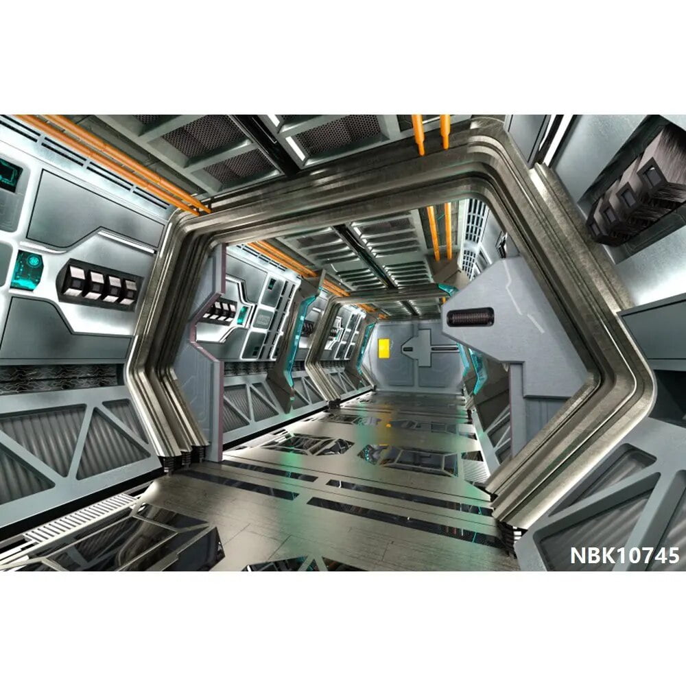 Laeacco Space Universe Photocall Spaceship Photography Backgrounds ...
