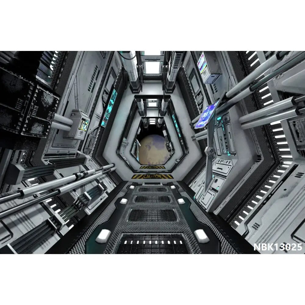 Laeacco Space Universe Photocall Spaceship Photography Backgrounds ...