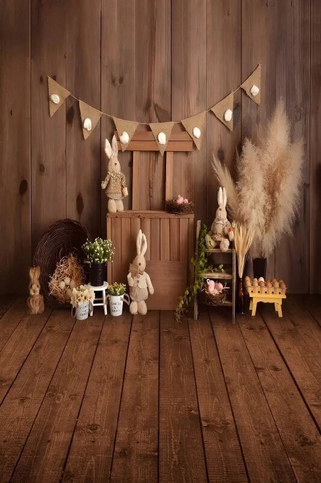 Laeacco Spring Easter Photo Photography Backdrops Green Grass Cute ...