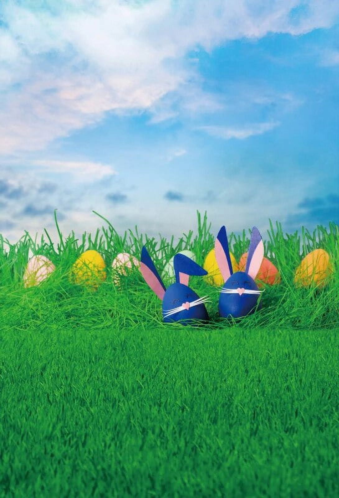 Laeacco Spring Easter Photo Photography Backdrops Green Grass Cute ...